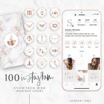Instagram Highlight Covers - Rose Gold Marble - Scotch and Salt