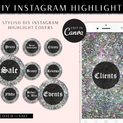 Hologram Diamond Instagram Highlights - Scotch and Salt